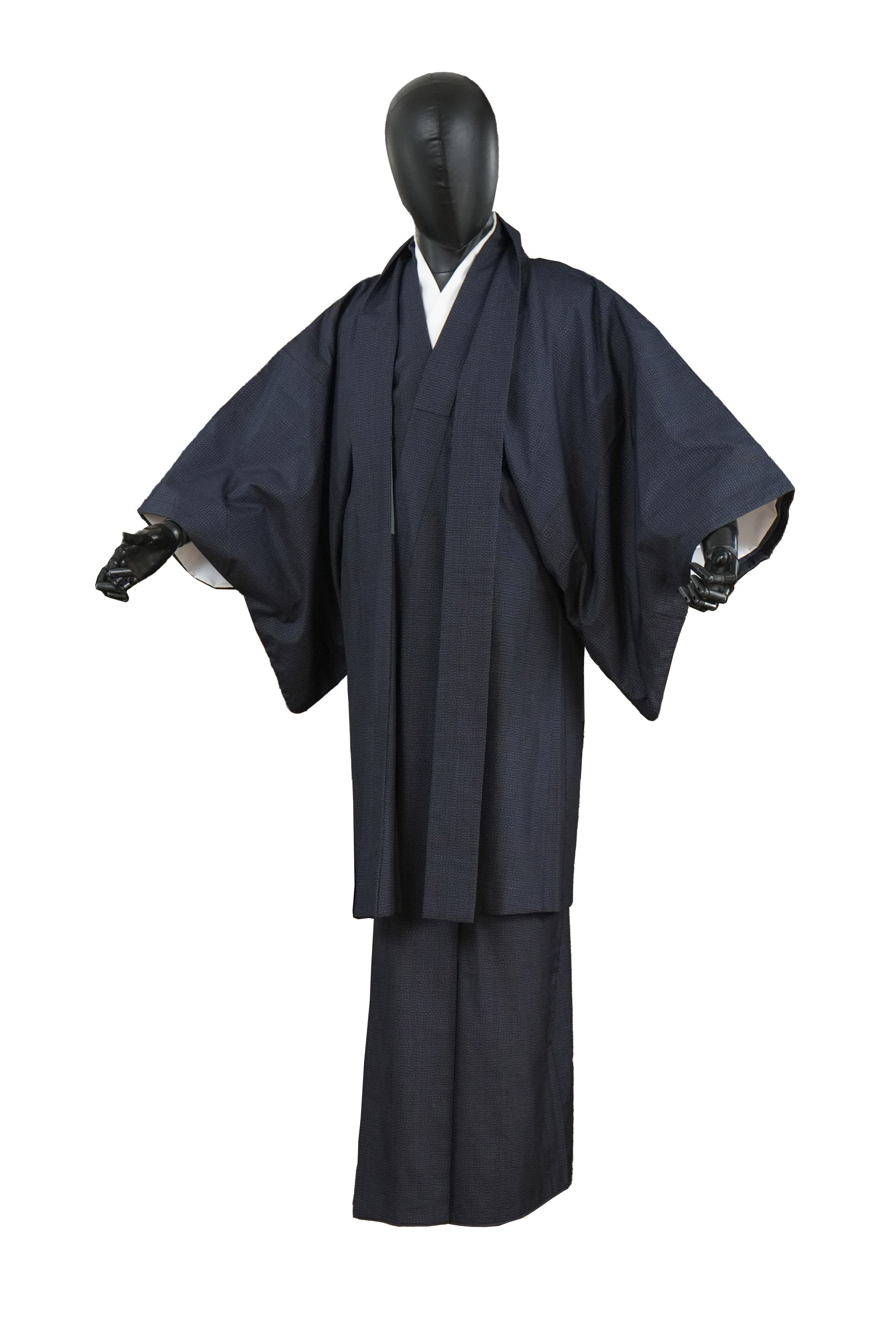 DEAR VANILLA Traditional Authentic Men's Kimono & Haori Set Japanese ...