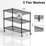 Edsal 36" W x 24" D x 72" H Steel Commercial Shleving Unit, 1250-pound ...