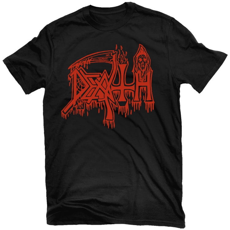 DEATH Classic Logo (Red on Black) T-Shirt NEW! Relapse Records TS4334 ...