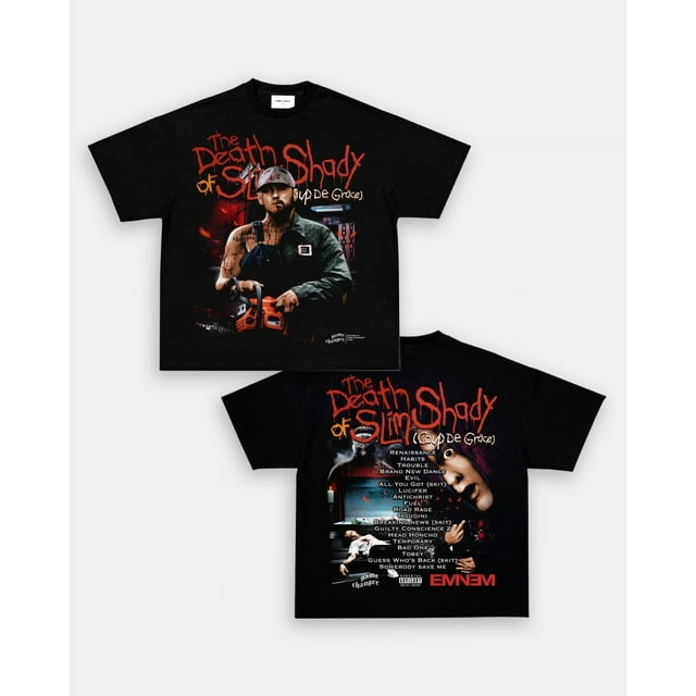 DEATH OF SLIM SHADY TEE, RAP TEE, UNISEX HIPHOP SHIRT, BOOTLEG GRAPHIC ...