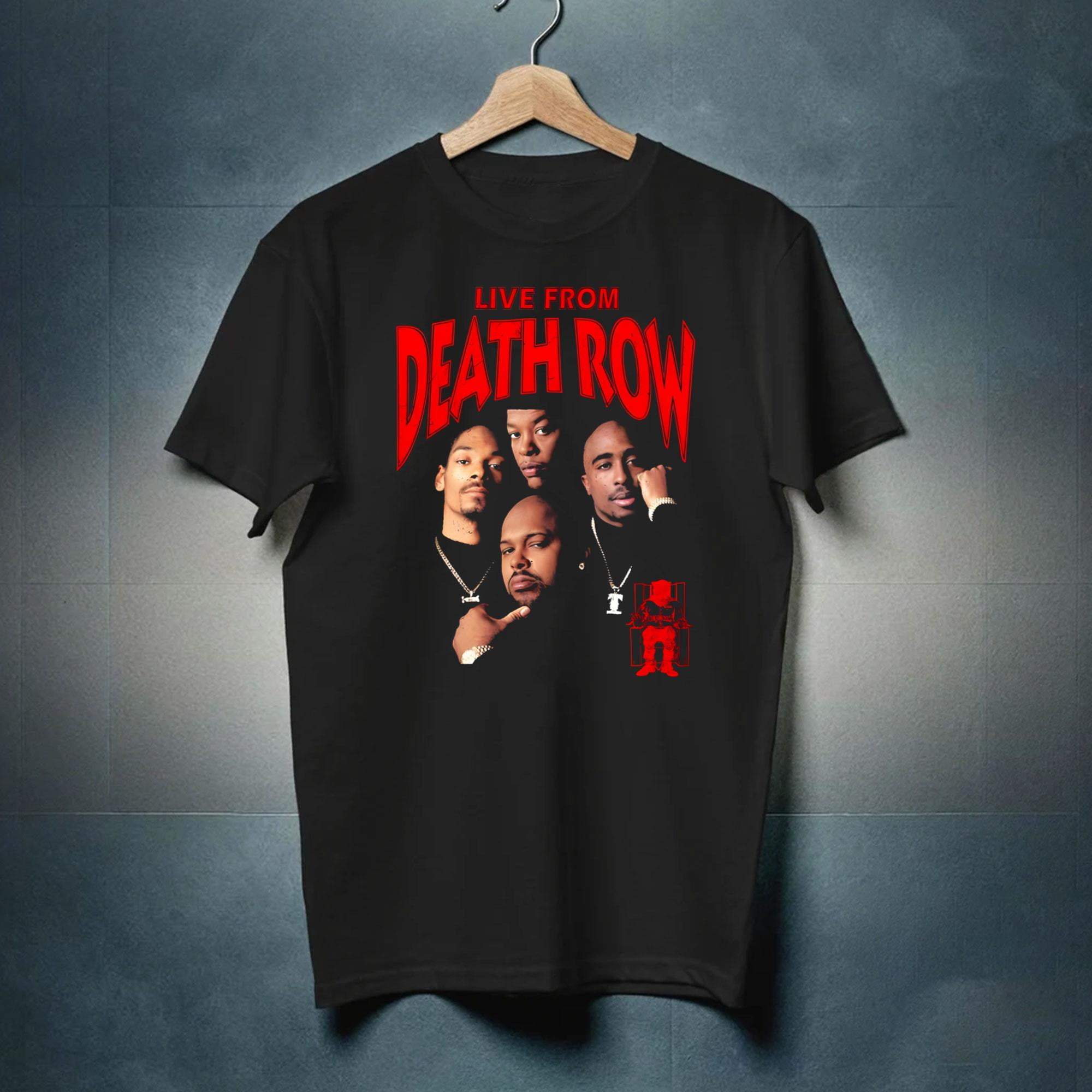 DEATH ROW RAP HIP HOP T SHIRTS MEN'S SIZES-TH52468 - Walmart.com