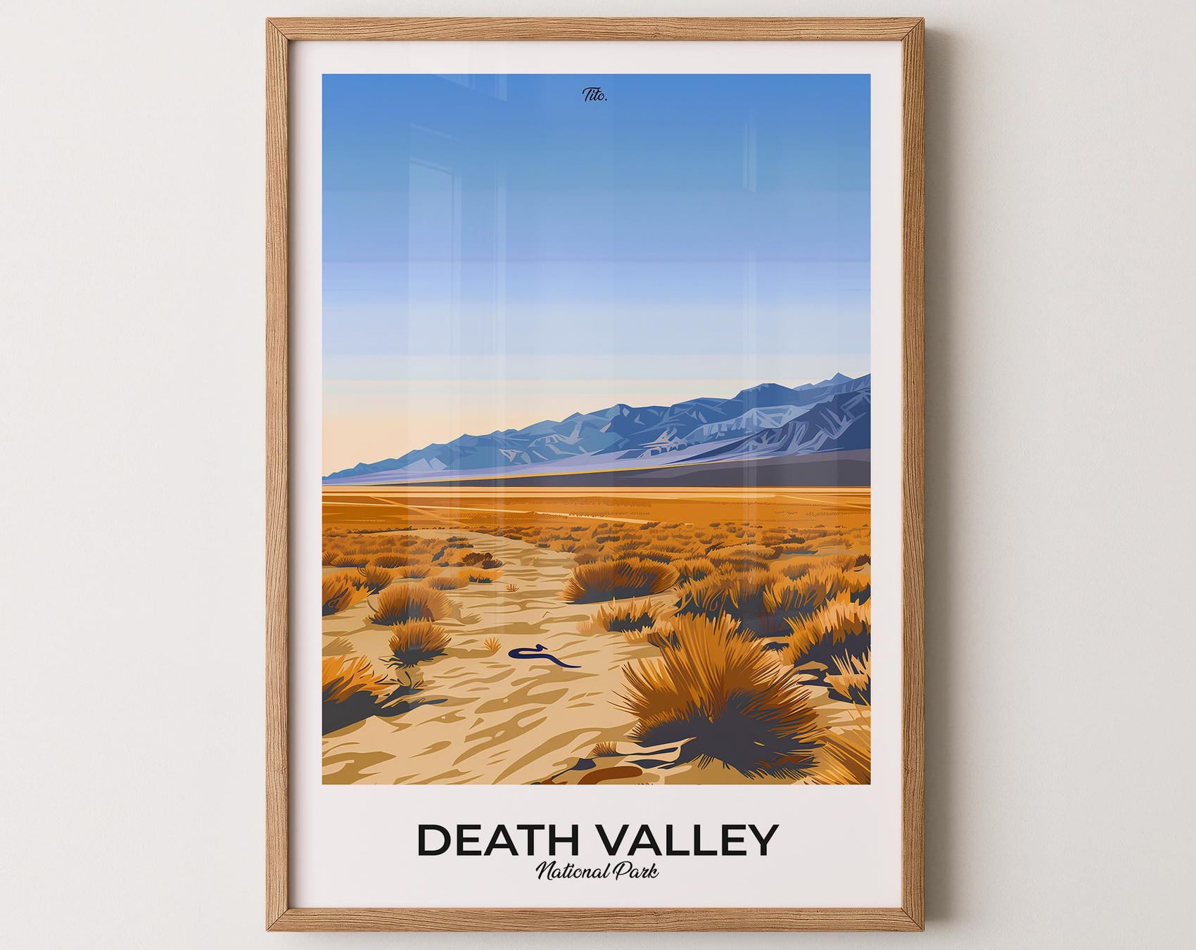 DEATH VALLEY Poster, Death Valley Travel Poster, Death Valley Art Print ...