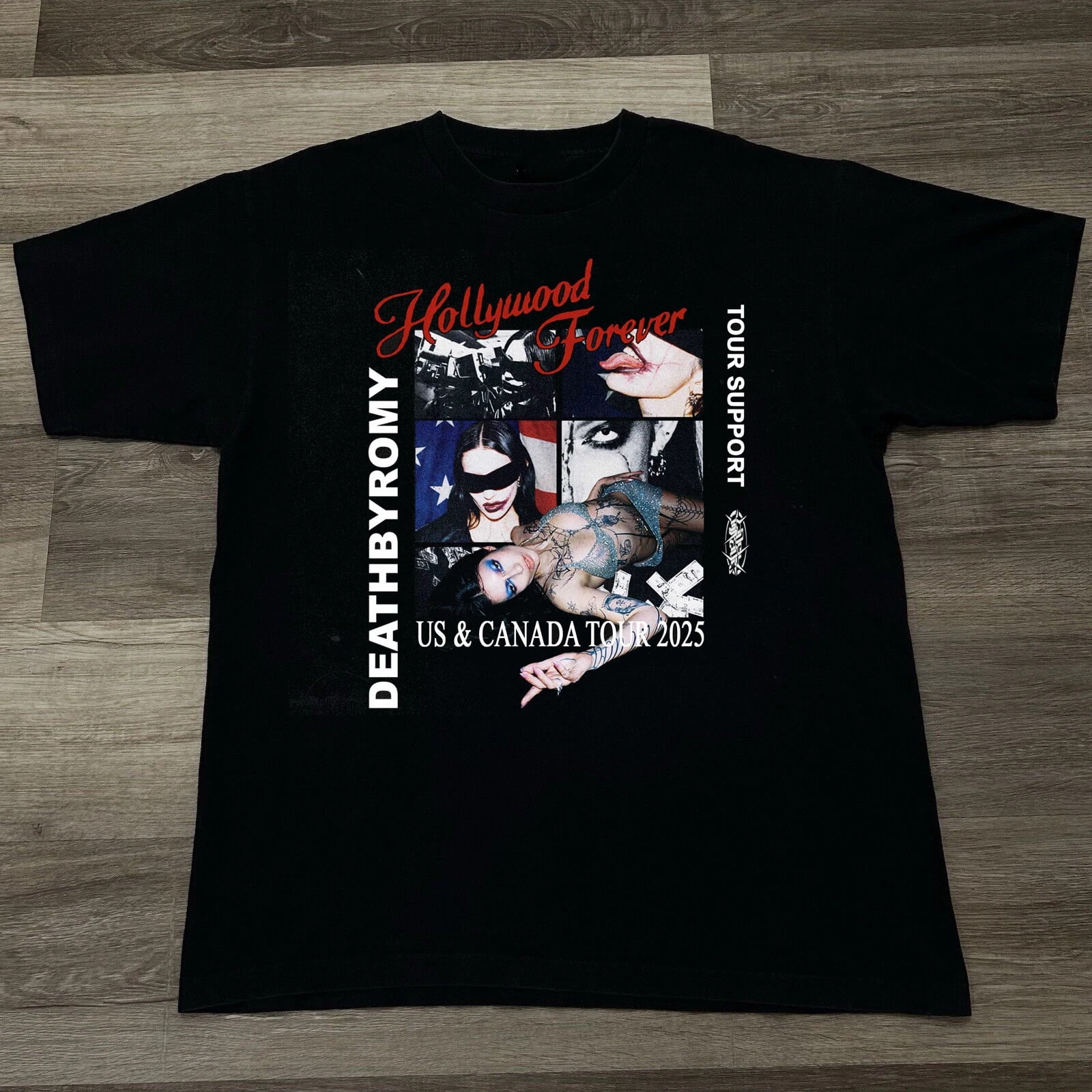 DEATHBYROMY – HOLLYWOOD FOREVER US & CANADA TOUR 2025 Shirt BO1350 ...