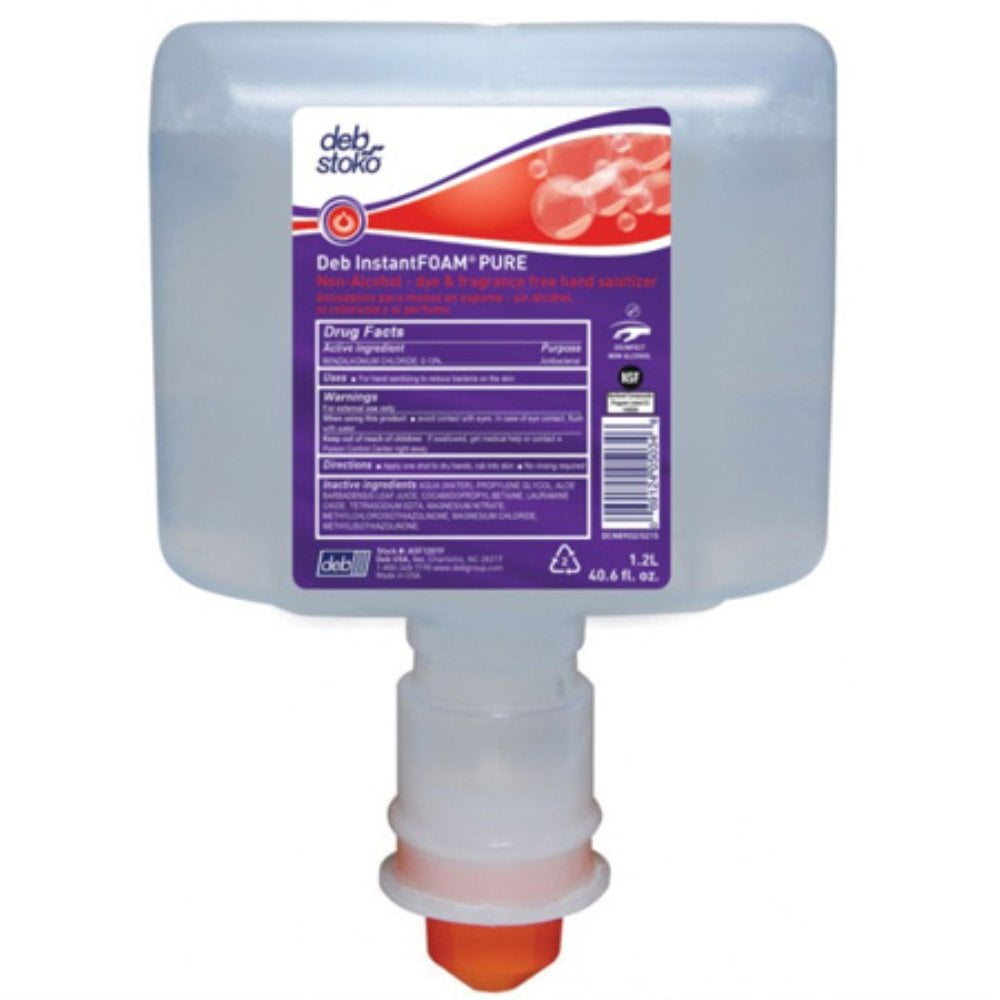 DEB SBS Inc. deb stoko InstantFOAM Non-Alcohol PURE Hand Sanitizer, 3 ...