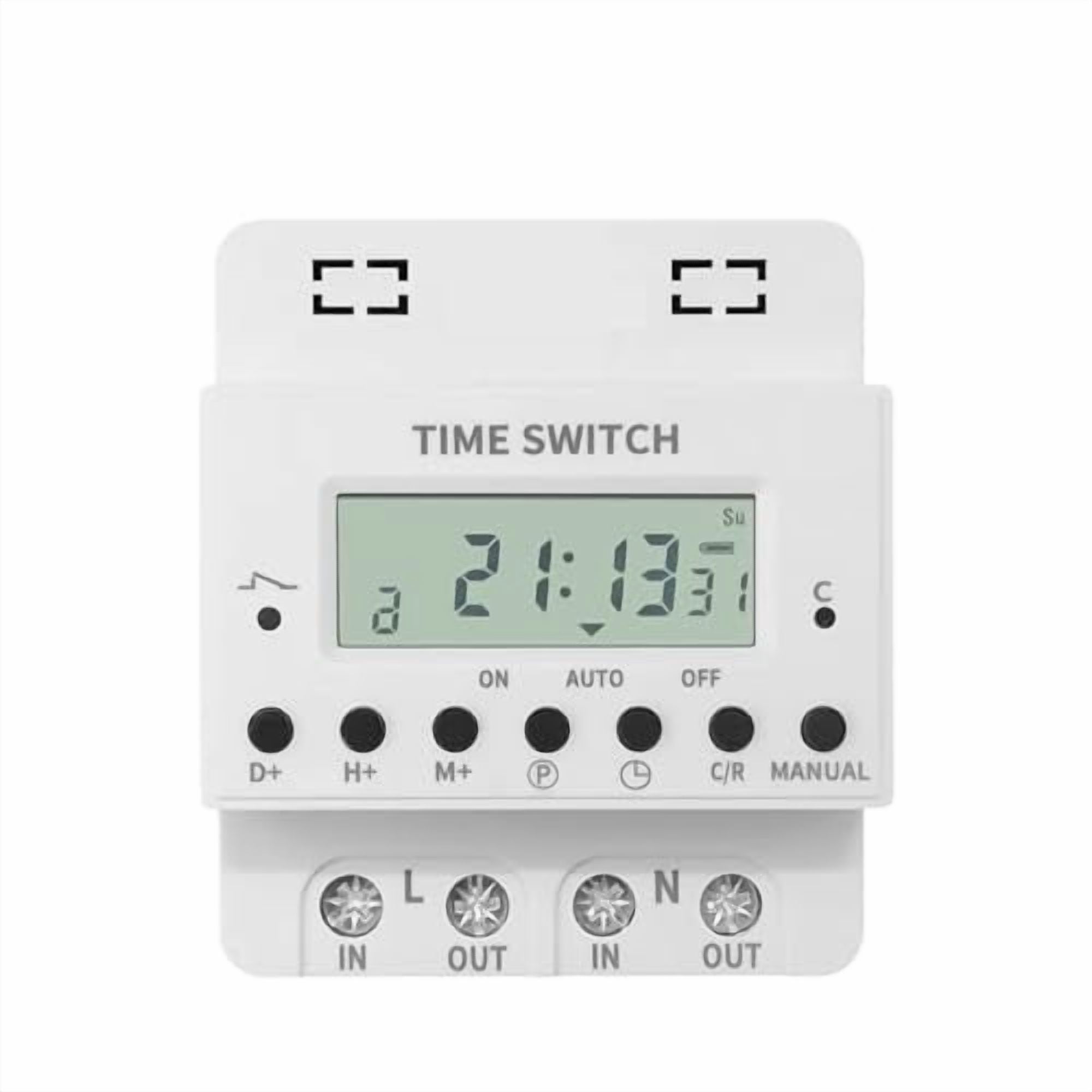 DEBLAN Digital Timer Switch Relay, 220V 60A-100A, 7-Day Programmable ...