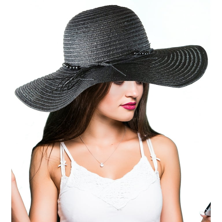 Black Floppy Hat Summer