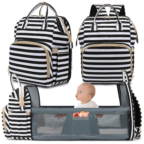 Debug Baby Diaper Bag with Changing Station, Waterproof, Portable ...