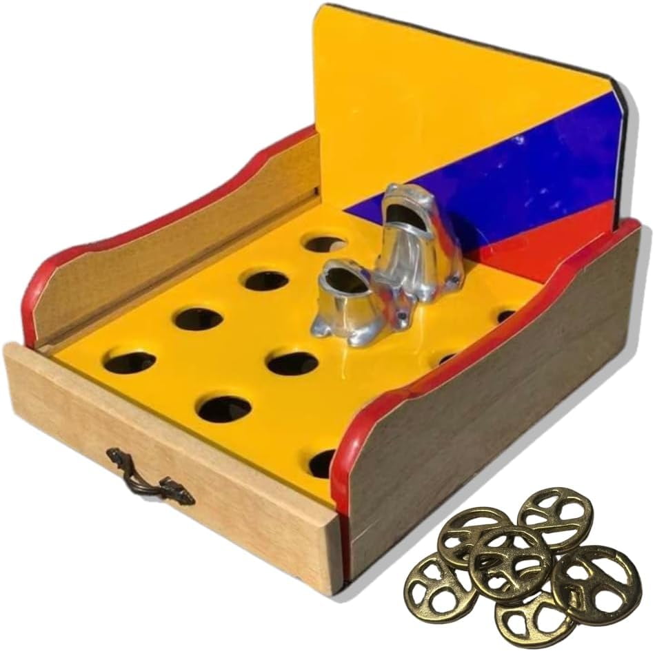 DECA EXPERTS - Rana Juego Mini Colombiano Artesano Completo De Rana Y ...