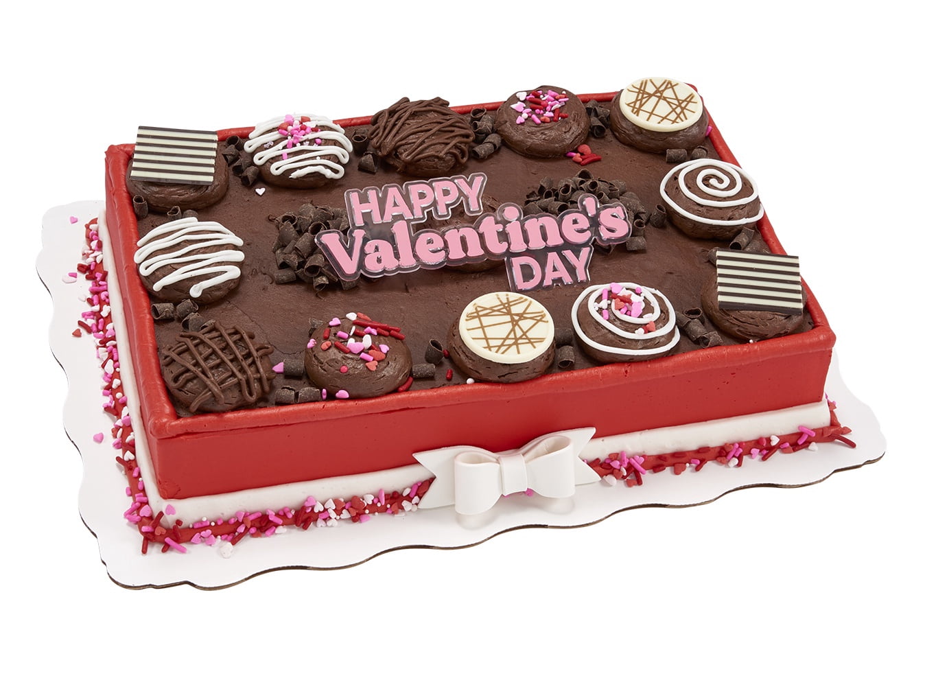 DECADENT VALENTINE SHEET CAKE - Walmart.com