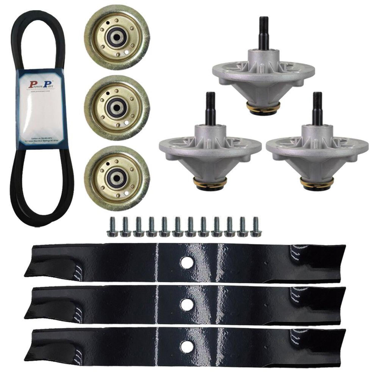 DECK KIT SPINDLES BLADES PULLEYS BELT FITS TORO TIMECUTTER Z5000 Z5030 ...