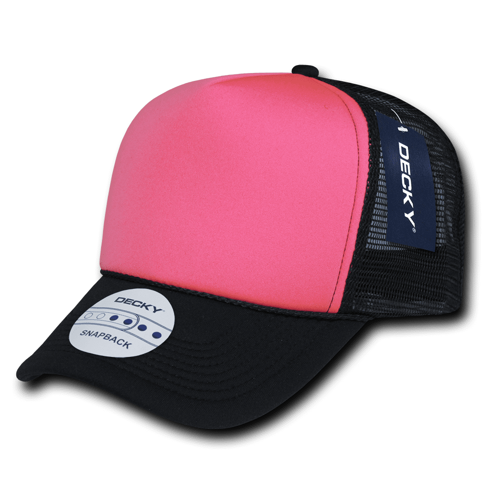 DECKY NEON FOAM MESH TWO TONE TRUCKER HATS HAT CAPS CAP For Men Women ...
