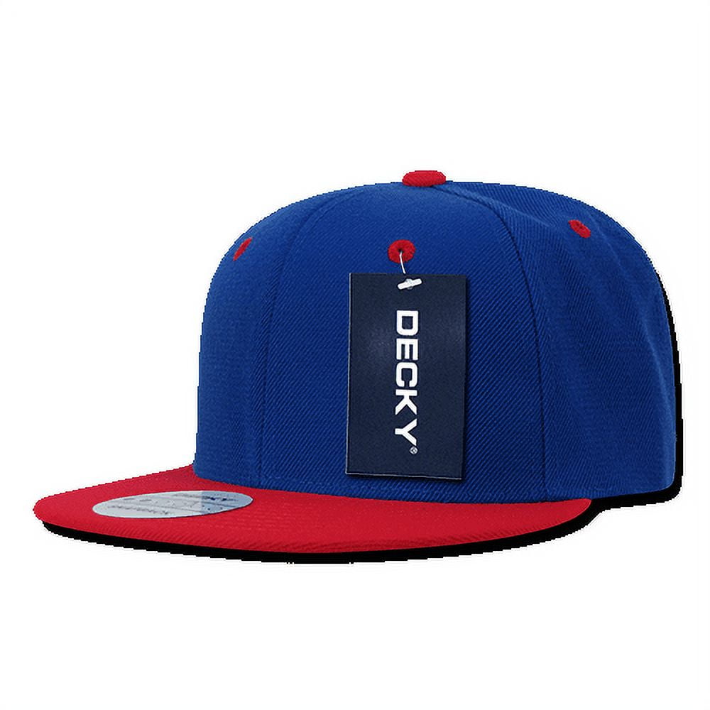 DECKY Snapback Hats Caps Two Tone Flat Bill Baseball Cap Hat For Men ...