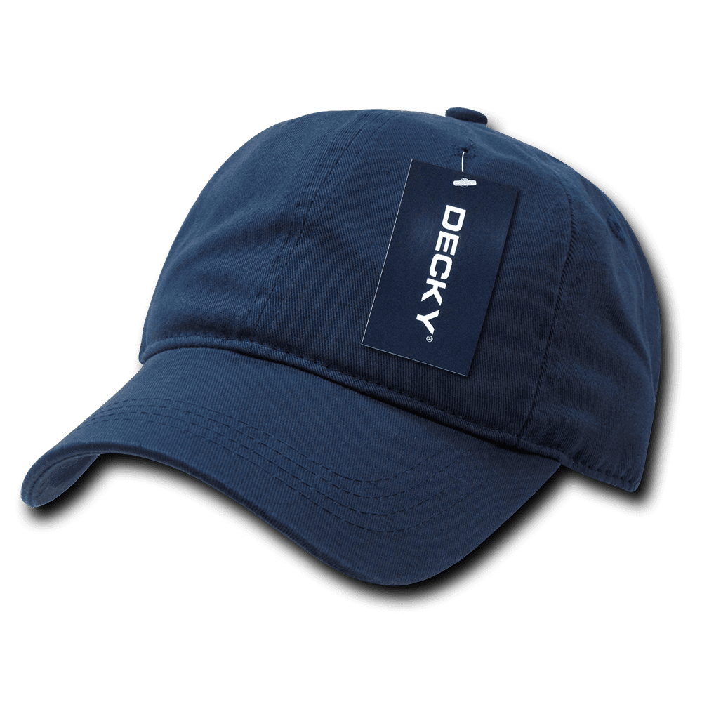 DECKY Two Ply Polo Washed Heavy Cotton Cap Caps Hat Hats For Men Women ...