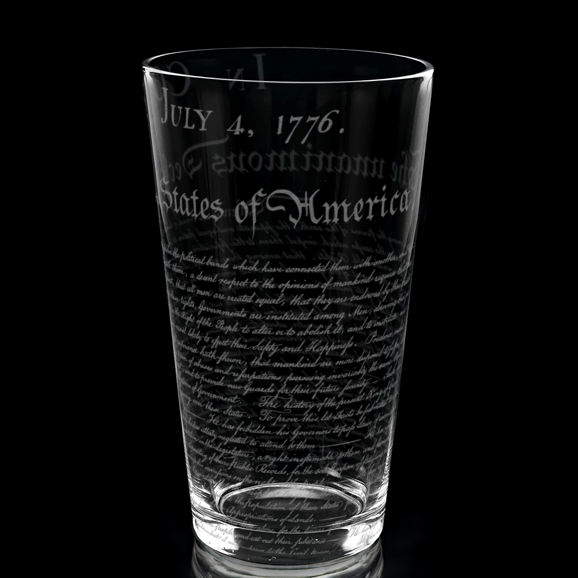 DECLARATION OF INDEPENDENCE Pint Glass - Walmart.com