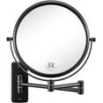 DECLUTTR Wall Mount 5X Magnifier Beauty Mirror, Extendable Dual-Sided ...