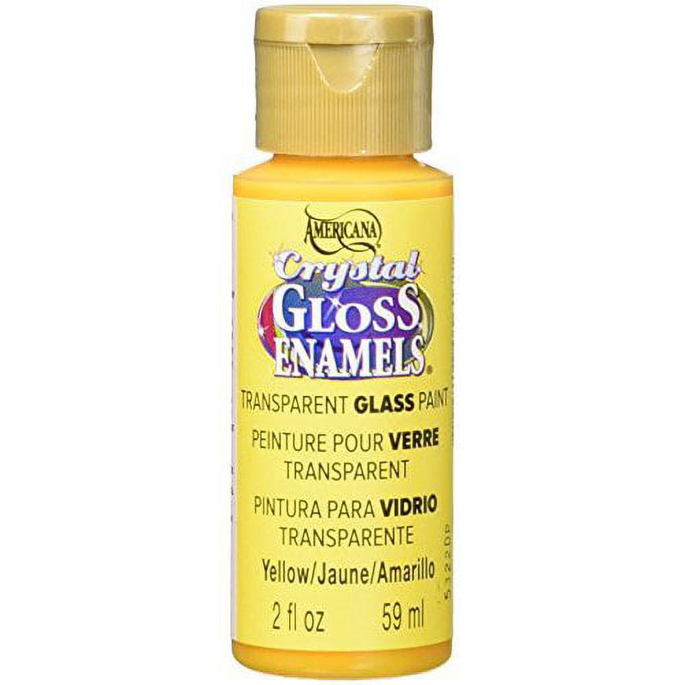 AMERICANA CRYSTAL GLOSS ENAMELS 2OZ YELLOW - Walmart.com