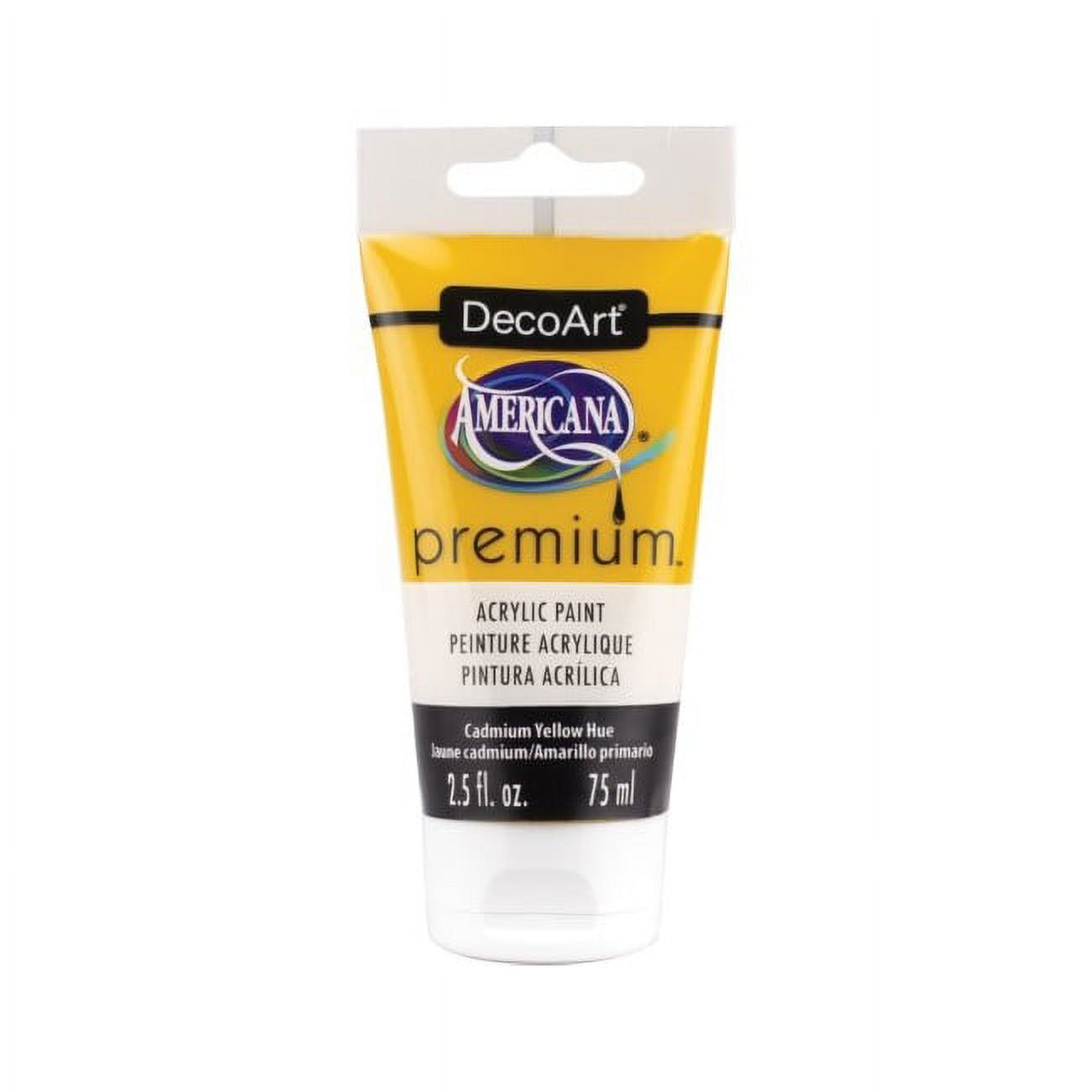 AMERICANA PREMIUM ACRYLICS 2.54OZ CADMIUM YELLOW HUE - Walmart.com