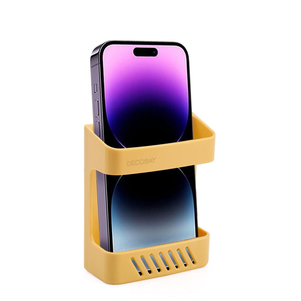 DECOBAY D5 Wall Mount Phone Holder, Phone Stand with Cable Charging ...