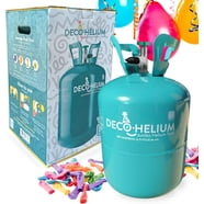 Disposable Portable Helium Balloon Kit, 4.98 Cu Ft, with 20 Balloons ...