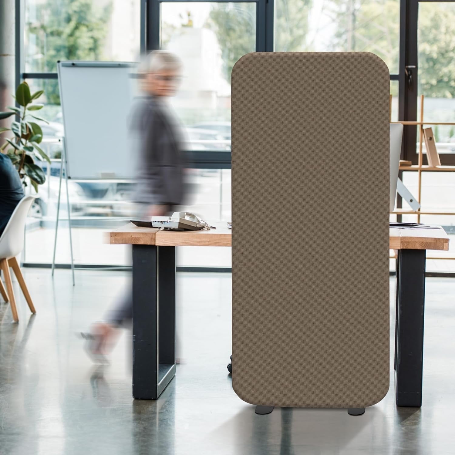 DECOLAB Standing Room Partition, Portable Room Divider Panels for Home, Office, Studio ...