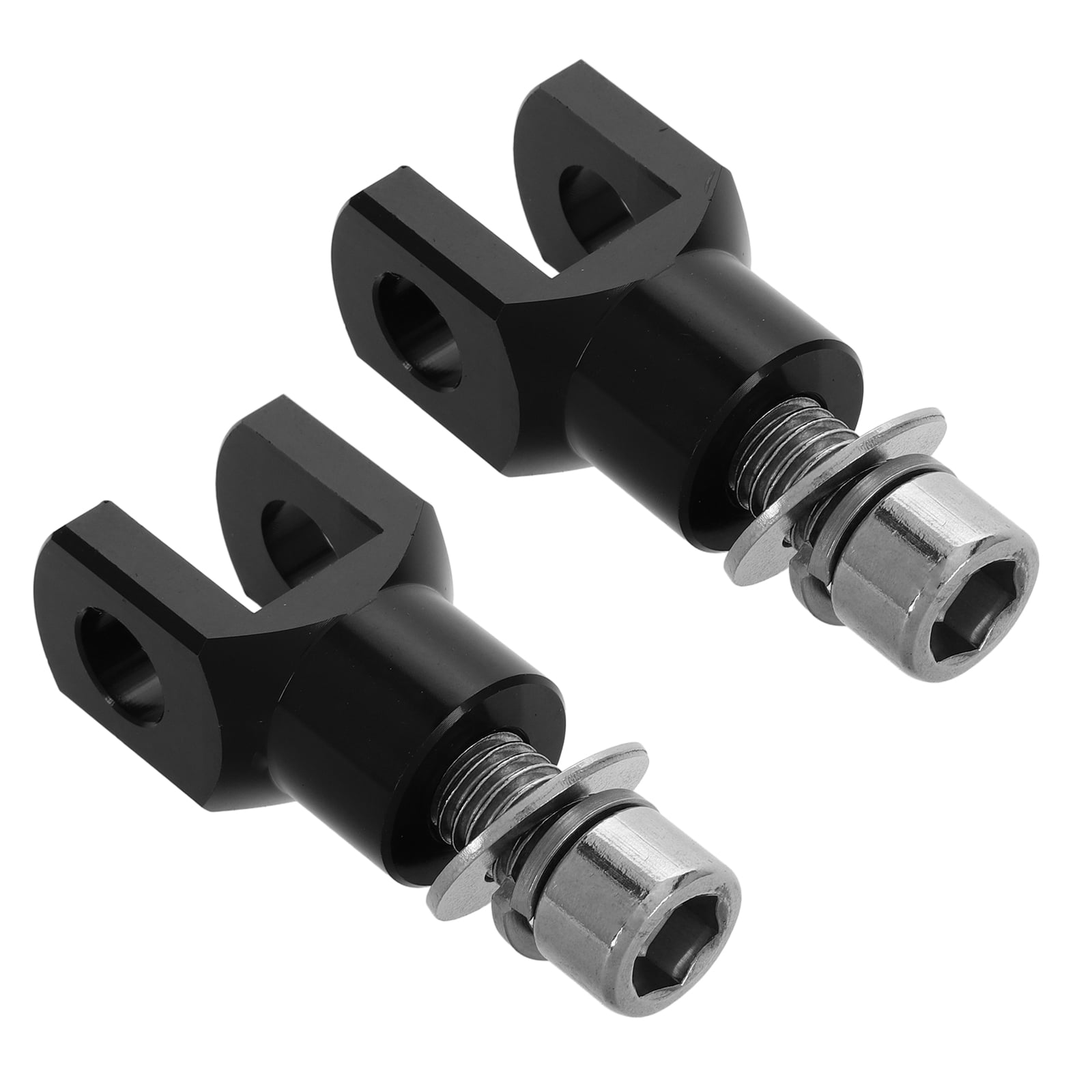 DECOMELODY 1 Set Motorcycle Footrest Foot Black For Rear In Long ...