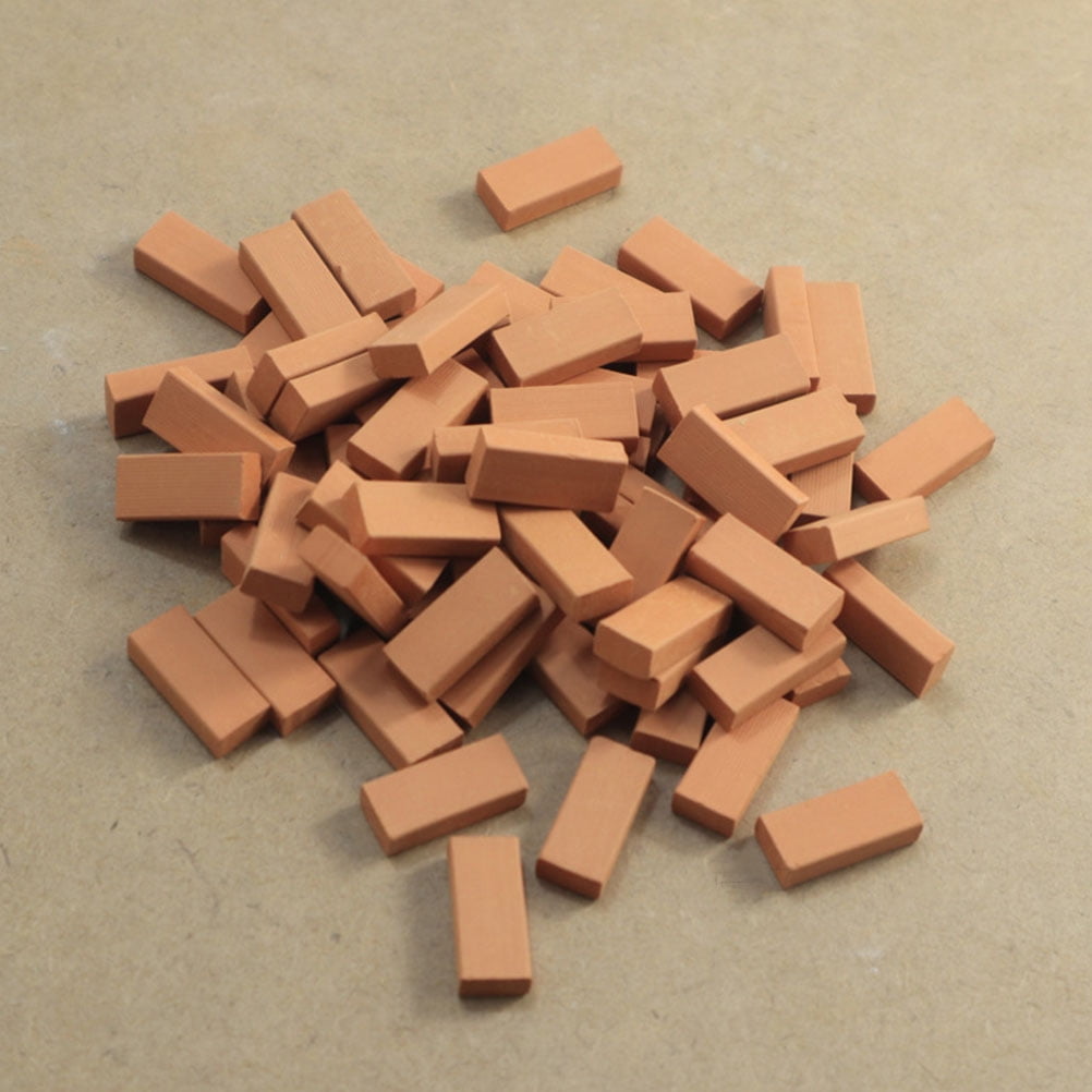 DECOMELODY 100 Pcs Small Bricks Rectangular Shape for Toy and Room ...