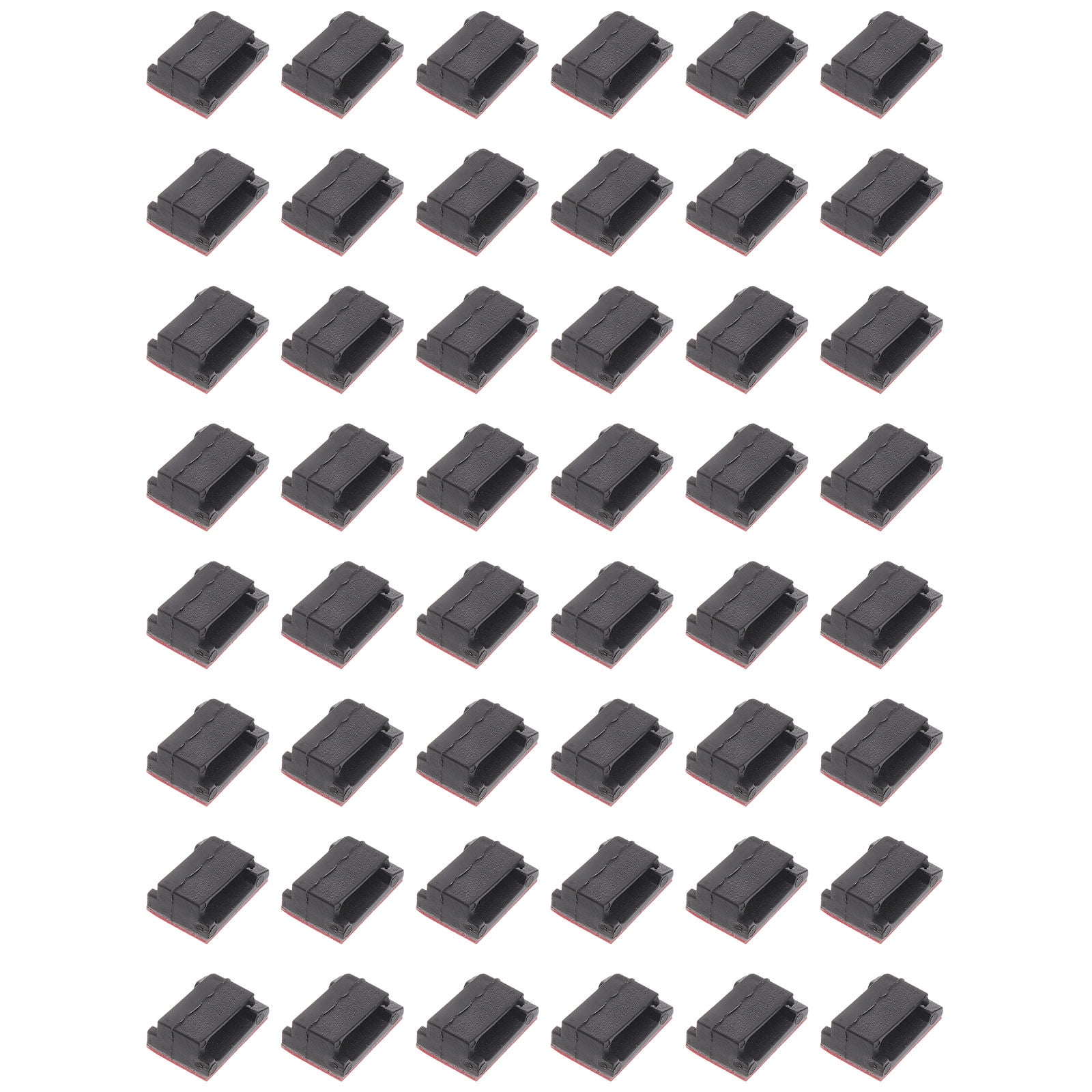 DECOMELODY 100Pack White Adhesive Cable Clips for Wire Management PA66 ...