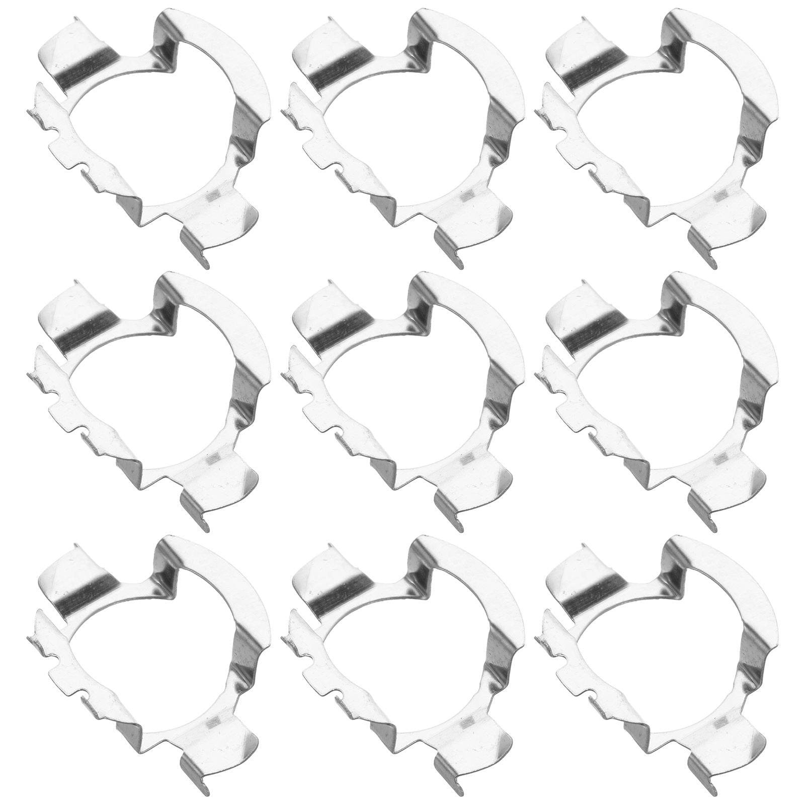 DECOMELODY 10Pcs Car Light Bulb Retainer Iron Simple Design for ...