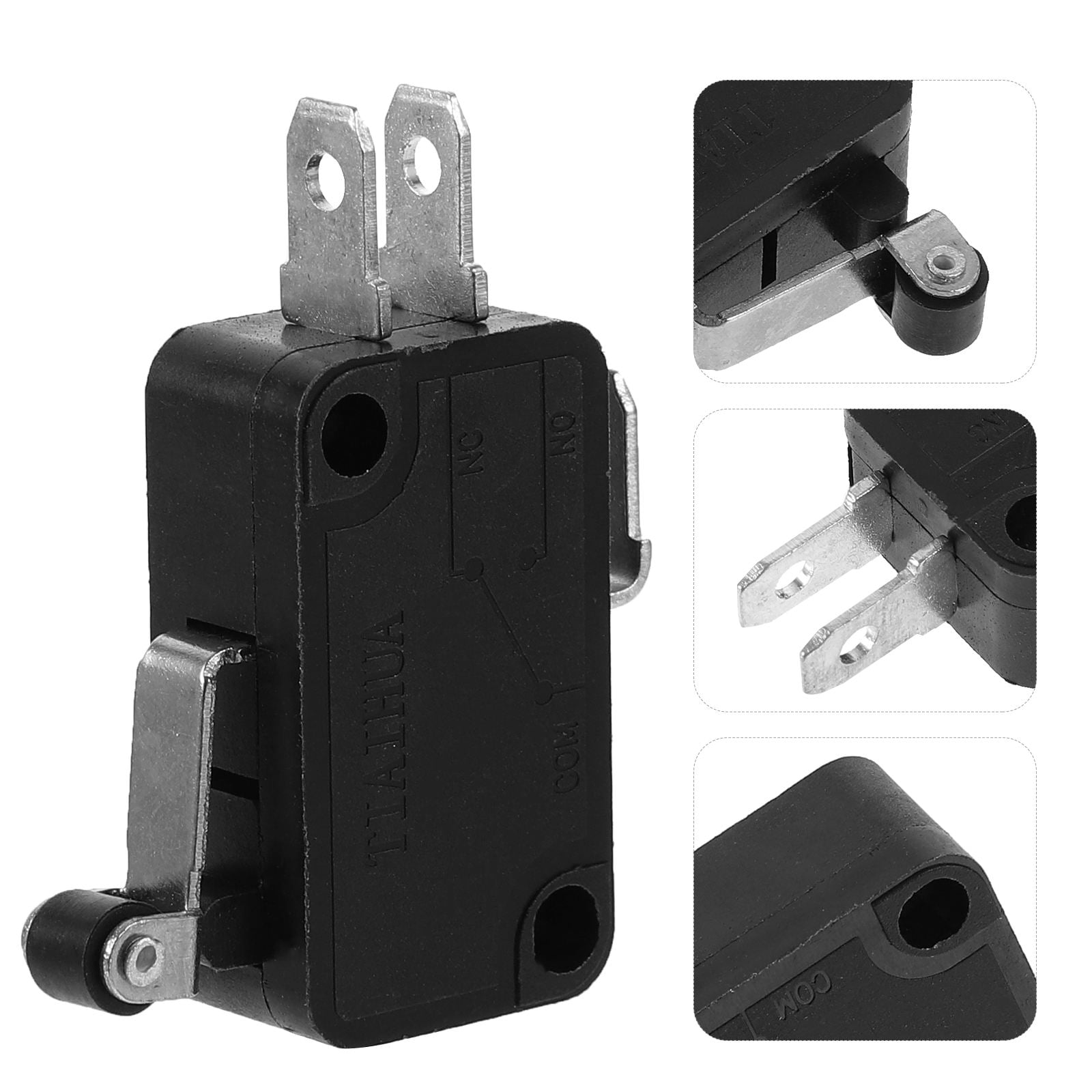 DECOMELODY 10Pcs Limit Switches Snap Action Switch Roller Lever for ...