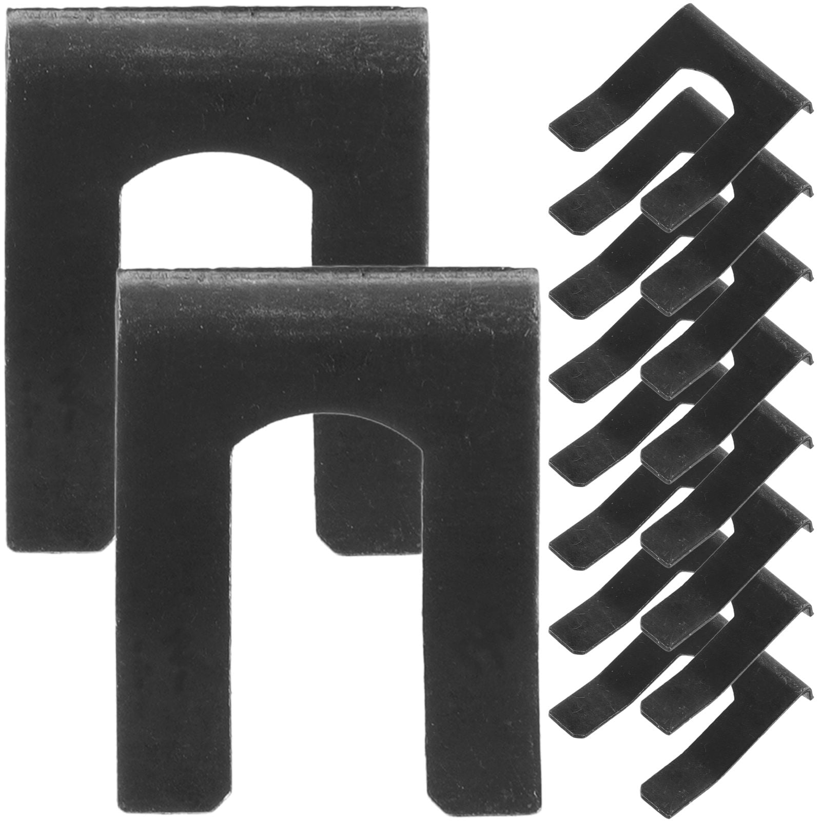 DECOMELODY 10Pcs Stable Hold Metal U Shape Cable Clamp Brake Line Clips ...