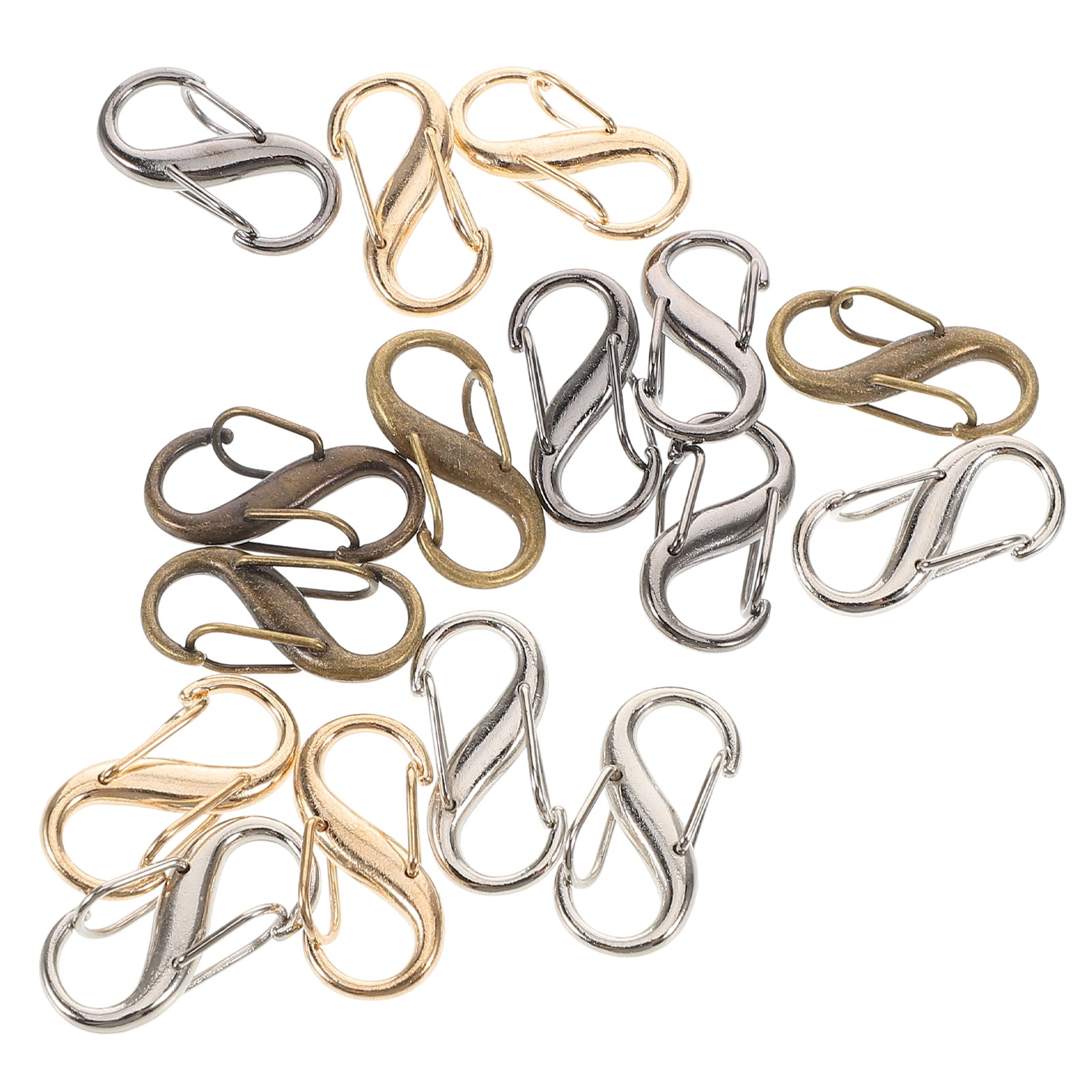 DECOMELODY 16Set Small Metal Buckle for Purse Straps Compact Design ...