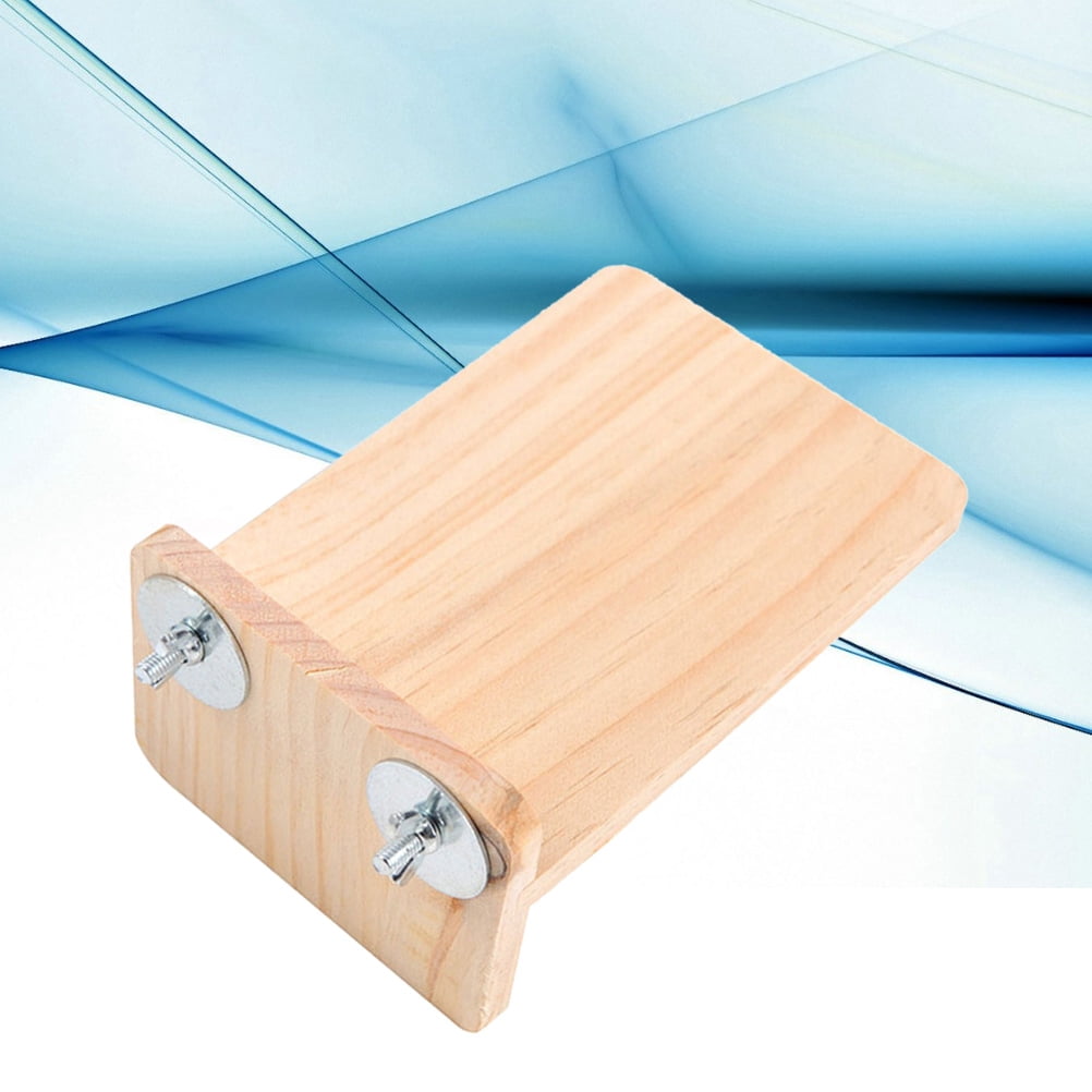 DECOMELODY 1Pack Chinchilla Cage Ledges in Light Brown for Small Pets ...