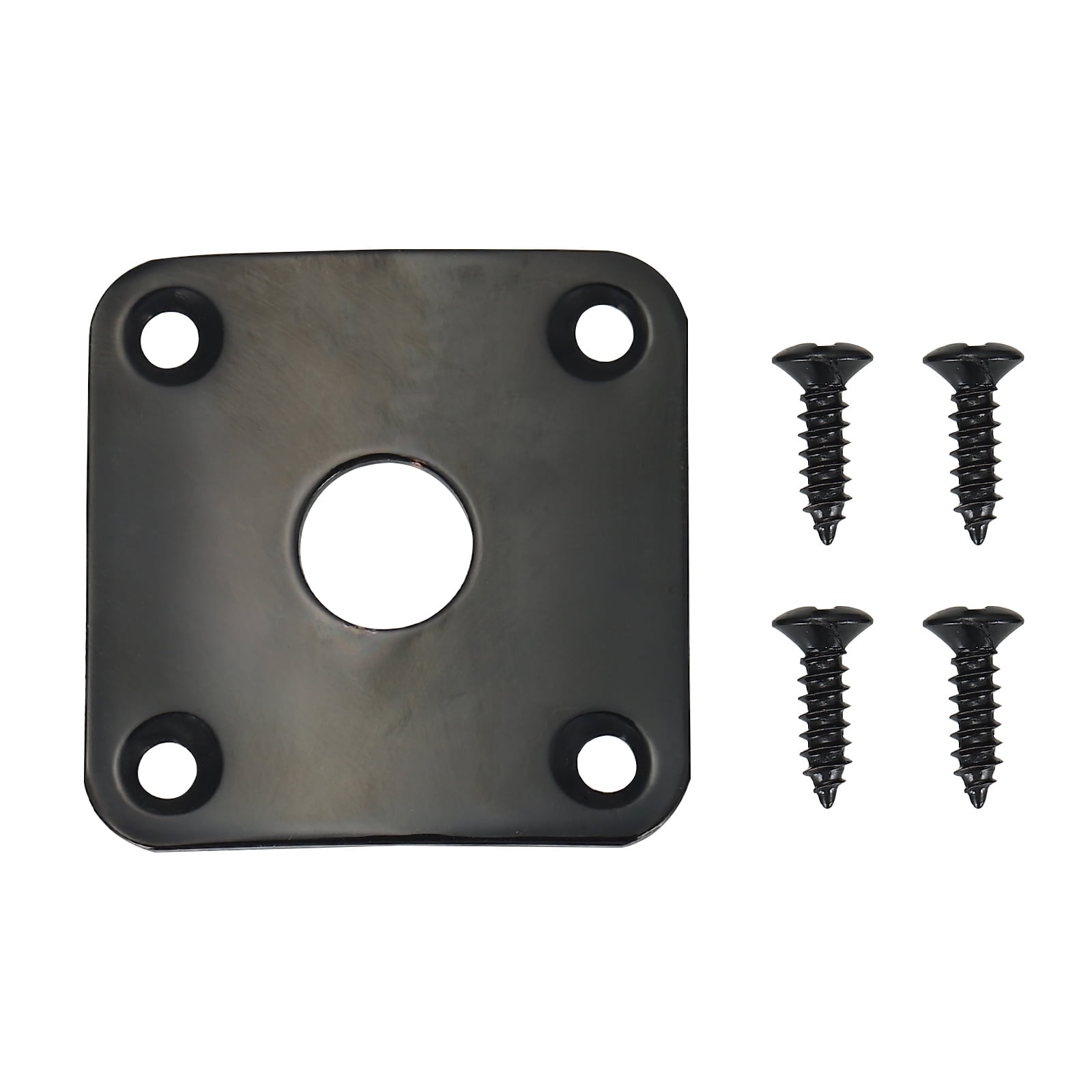 DECOMELODY 1Pack Electric Guitar Jack Plate Metal Square Socket for ...