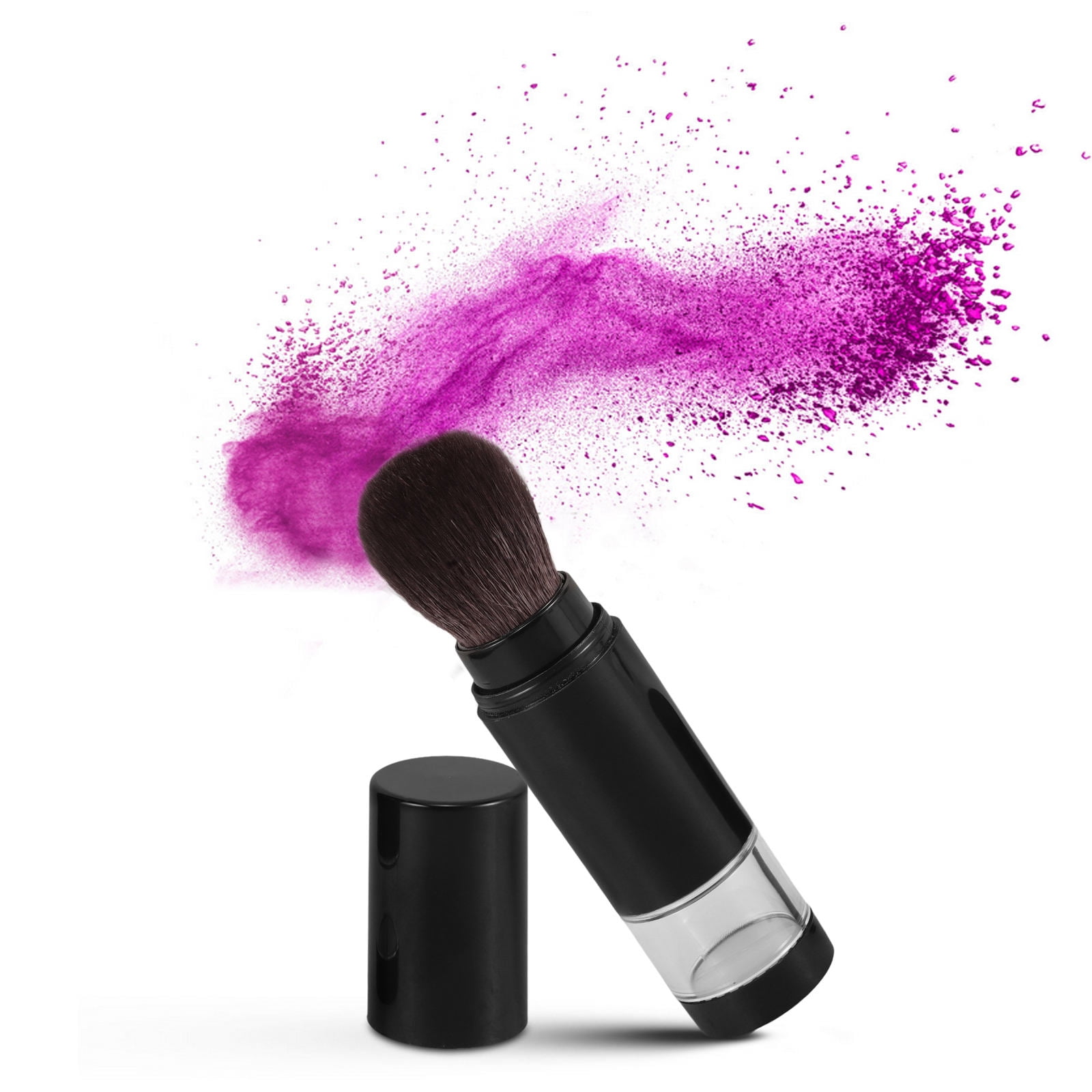 DECOMELODY 1Pack Small Powder Brush for Women Travel Friendly Makeup ...