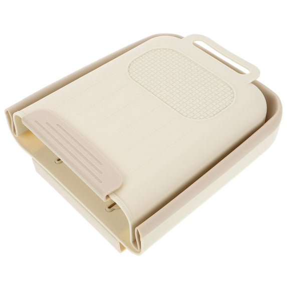 DECOMELODY 1Pack Wall Mounted Garbage Bin Rectangular Shape Plastic ...