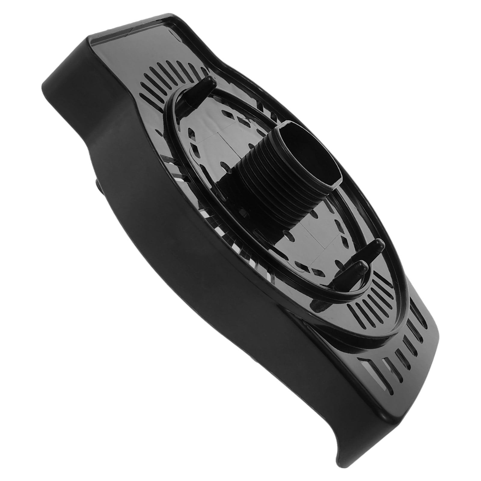 DECOMELODY 1Set Fan Motor Cover Black Square Plastic Protective Guard ...