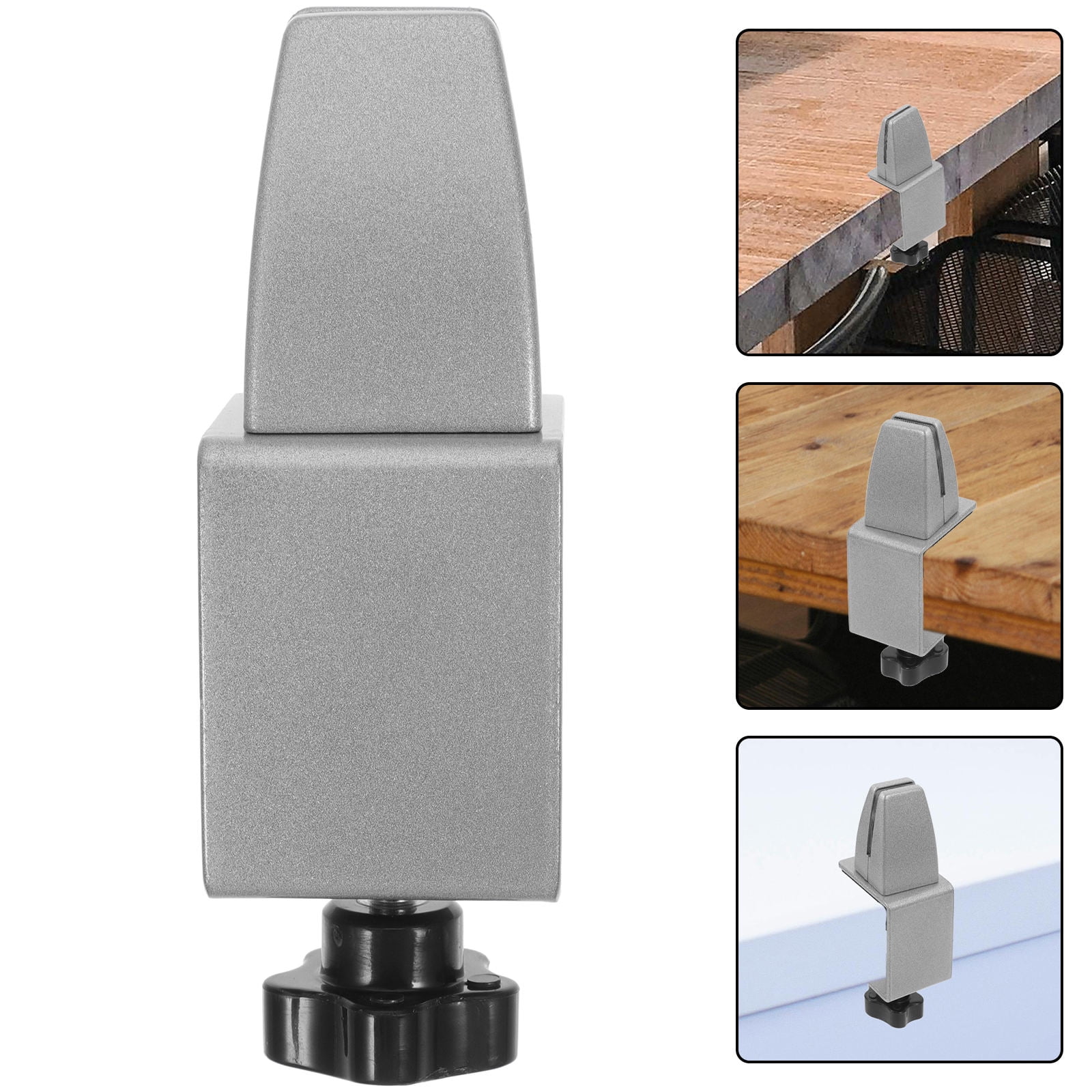 DECOMELODY 1Set Metal Screen Partition Clamp for Office Desktop Glass ...