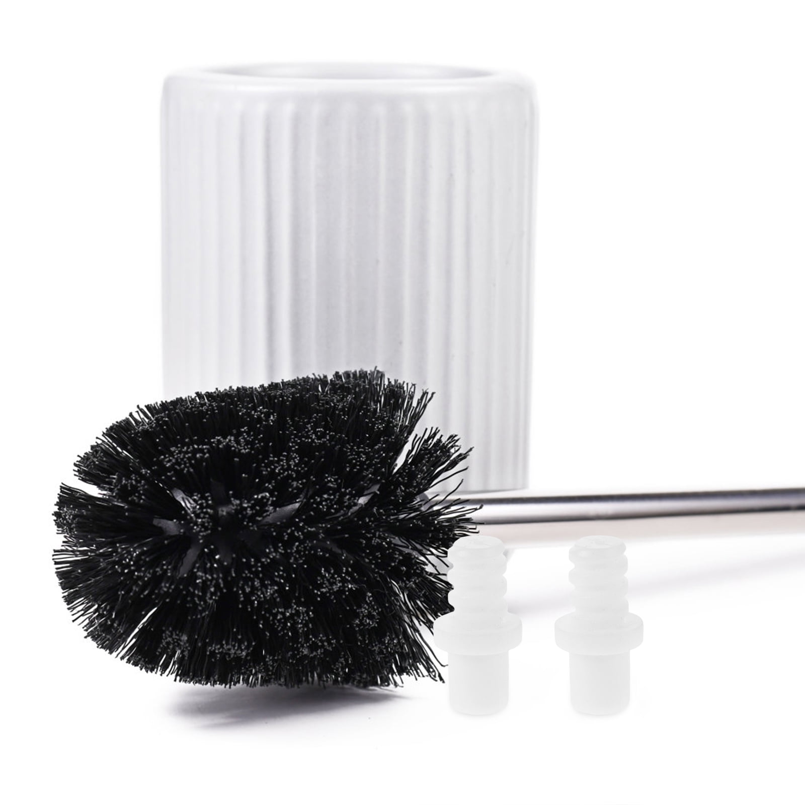 DECOMELODY 20Set Toilet Brush Head Fixing Connector White PP Stable ...