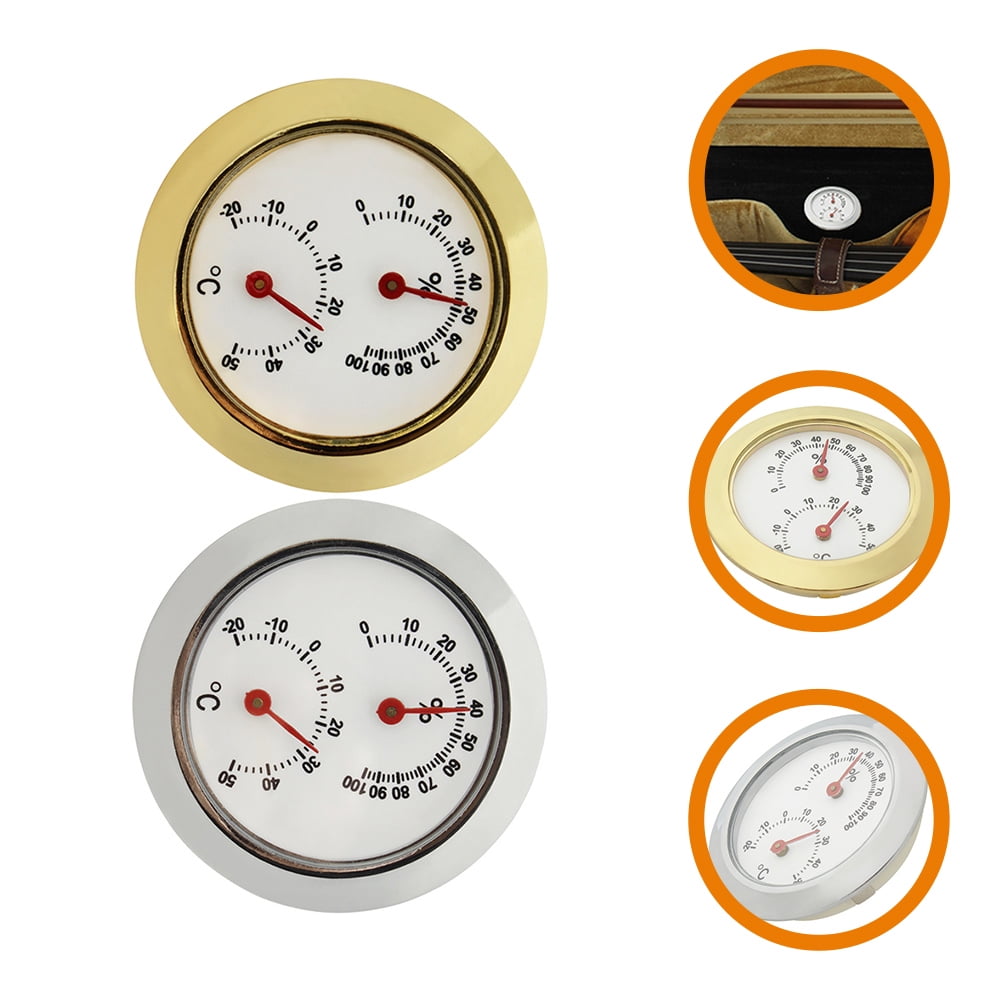 DECOMELODY 2Pcs Mini Hygrometer for Musicians Measure Humidity and ...
