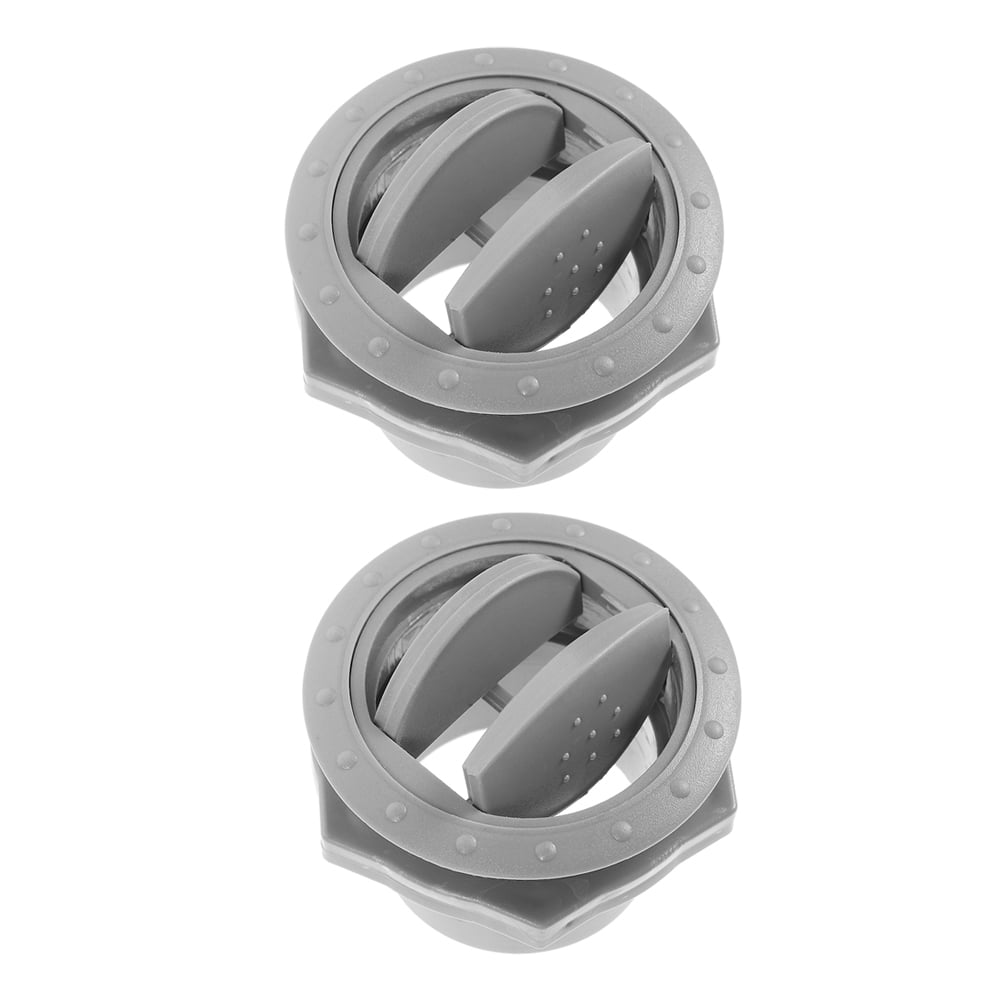 DECOMELODY 2Set Durable Service Grey Plastic Air Vent Covers for RV and ...