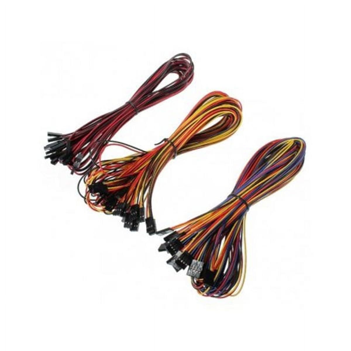 DECOMELODY 30Pcs Jumper Wire Cable Assorted Color 70cm For Short ...