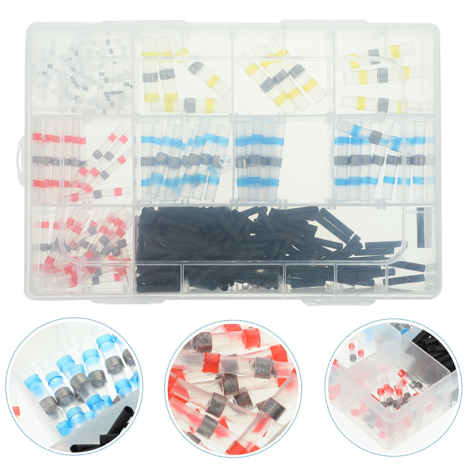 DECOMELODY 310Pcs Heat Shrink Terminals Hot Melt Adhesive for One Step ...