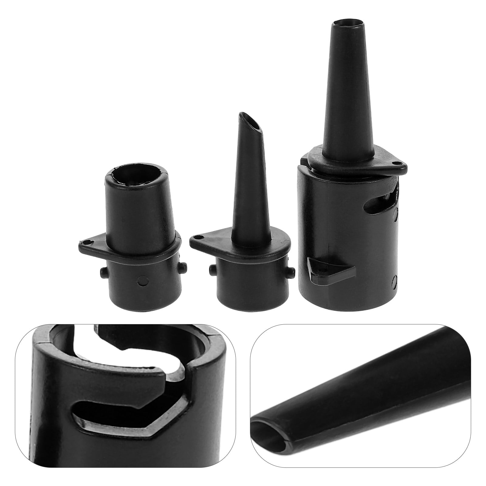 DECOMELODY 3Pack Paddleboard Pump Adapter Black Plastic Inflation Tool ...