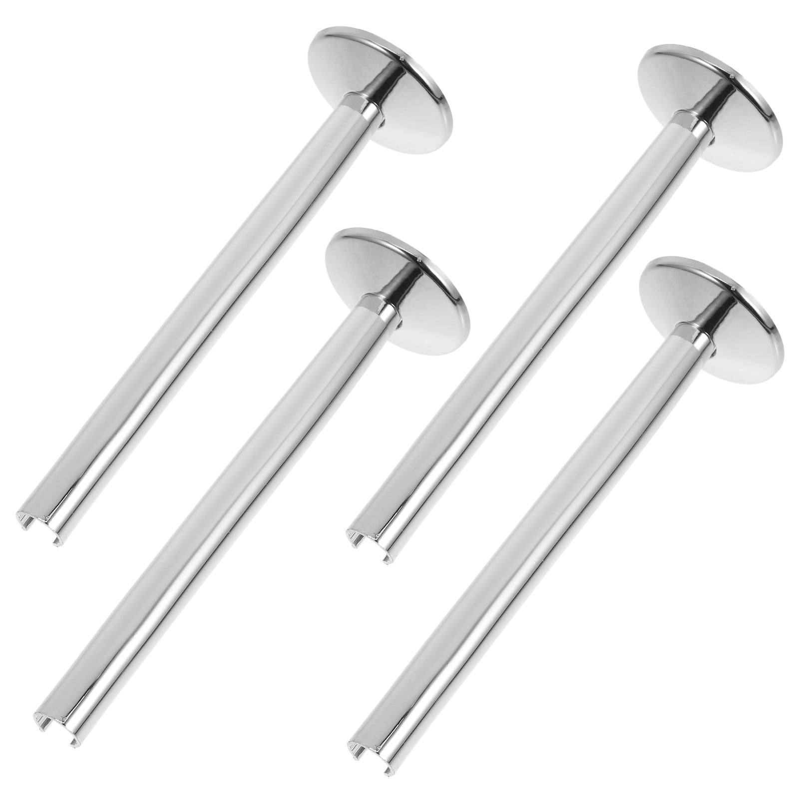 DECOMELODY 4Set Radiator Pipes Shroud Kit ABS Conceal Pipes Silver ...