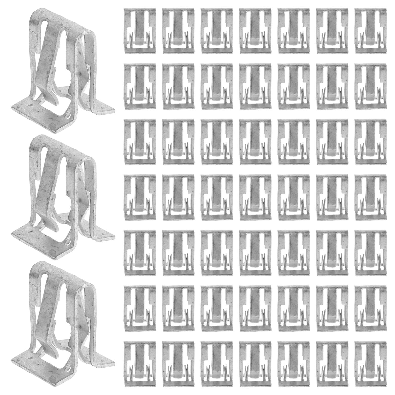 DECOMELODY 50Pcs Mounting Clips for Car Carbon Steel Fastener to ...