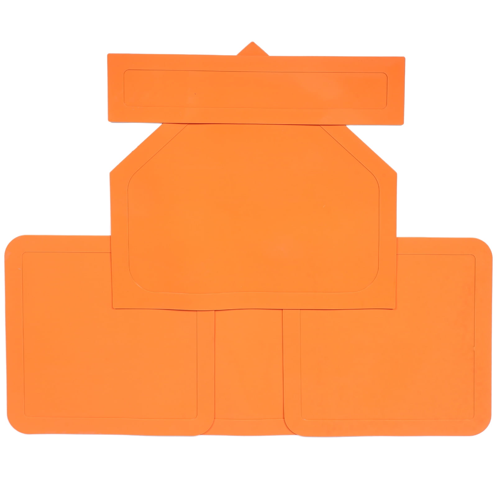 DECOMELODY 5Pcs Orange Rubber Kickball Bases for Training Sessions and ...
