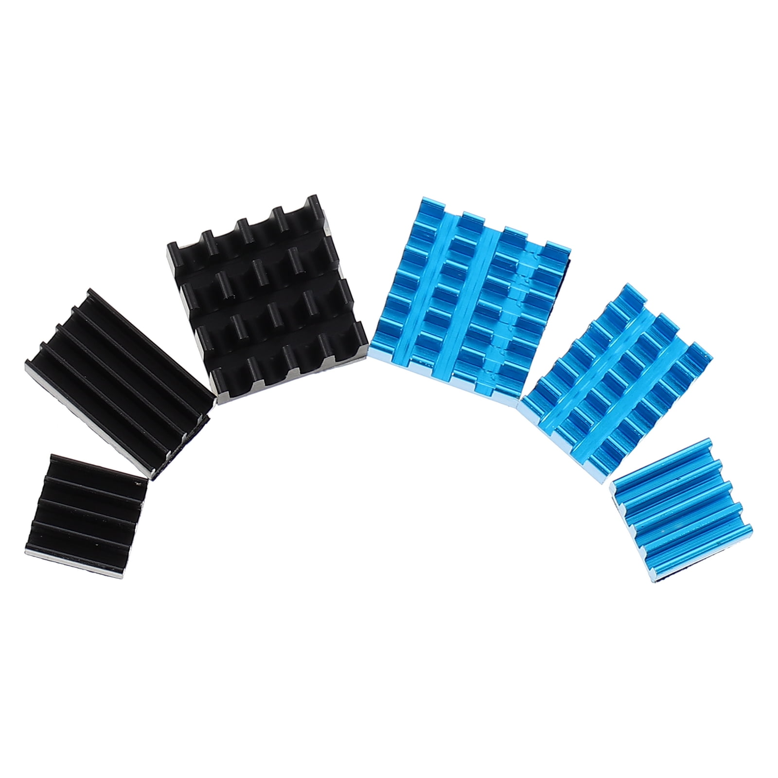 DECOMELODY 6Pcs Mini Heatsink for Electronic Cooling with Aluminium and ...