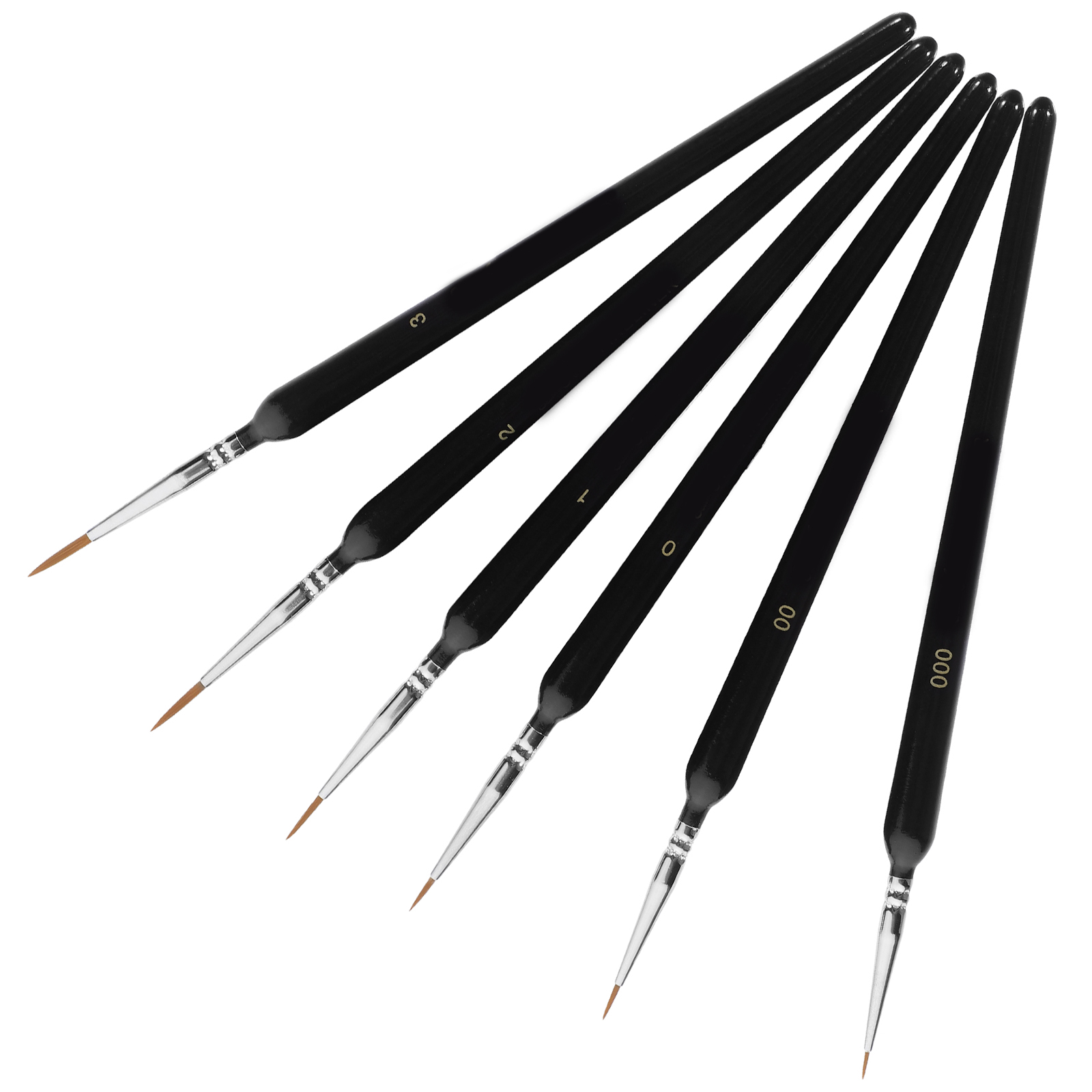 DECOMELODY 6Pcs Painting Brush Traditional Style Fine Painting Brushes ...