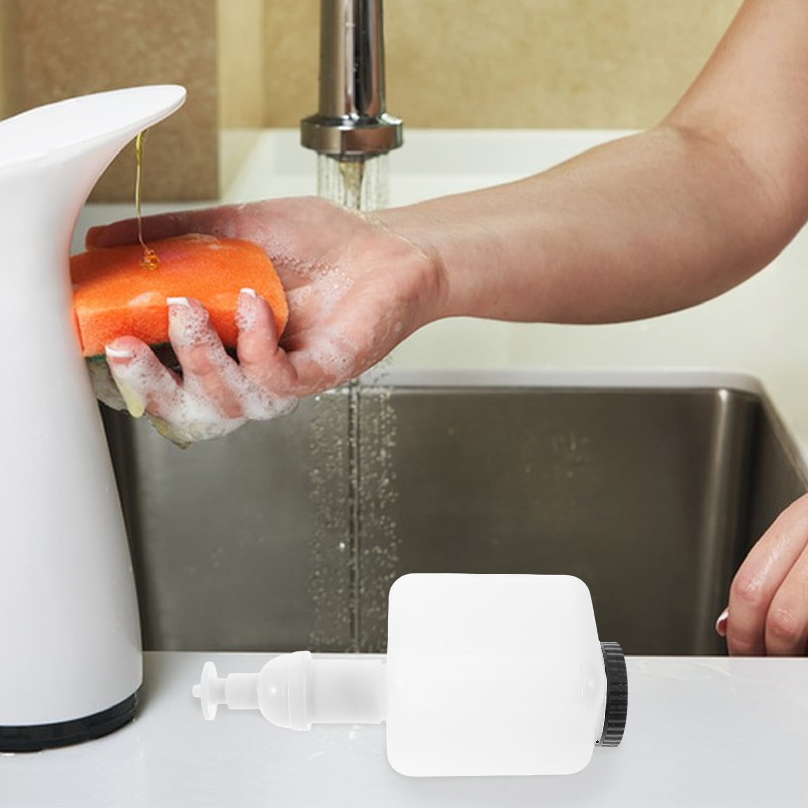 DECOMELODY Compact Design Soap Dispenser Pump 1Pack for Office Workers ...