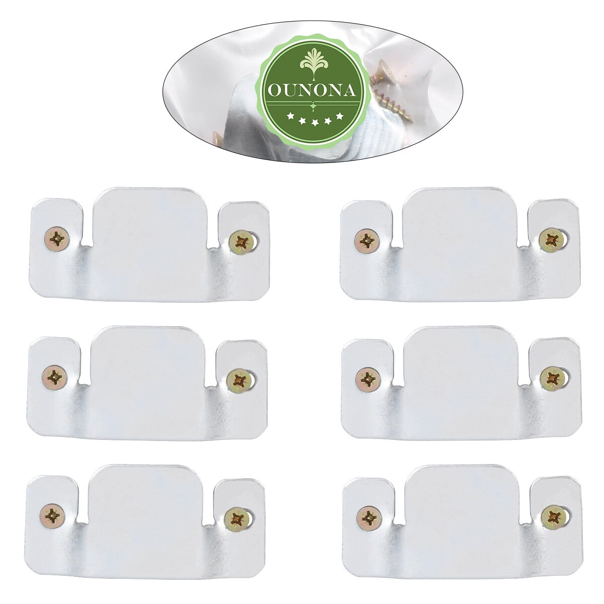 DECOMELODY Furniture Fittings Connector 8Pcs Metal Sofa Interlock ...